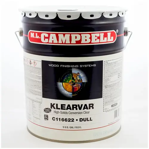 ML Campbell 00C116622-20 Klearvar Cv200 Post Cat Clear, Dull, 5 Gallon ...