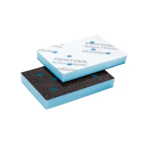 FESTOOL 578808 3 in x 4 in Medium Aluminum Oxide Granat PROfile Foam ...