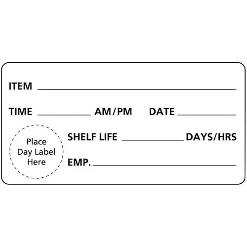 RRD ULFD235 Inventory Rotation/Incoming Goods Label 4"X2" Cold Temp ...