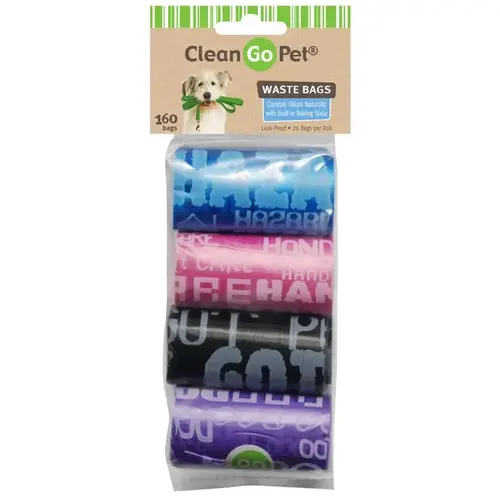 Clean Go Pet ZW039 80 14 Disposable Pet Waste Bags Plastic Buy Now