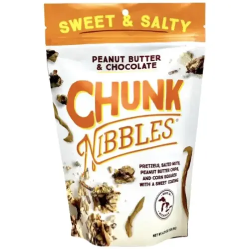 Chunk Nibbles 312826 Snack Mix Peanut Butter and Chocolate 4.25 oz ...
