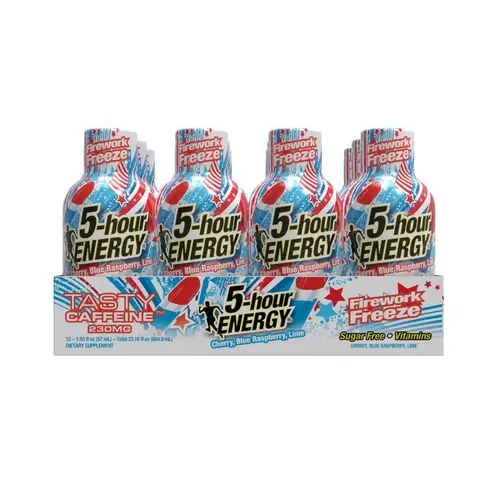 5-HOUR ENERGY 717183 Energy Shot Fireworks Freeze Sugar Free Assorted 1 ...
