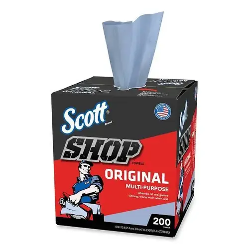 SCOTT 75190 Original Blue Shop Towels Pop-Up Box - pack of 8 Buy Now