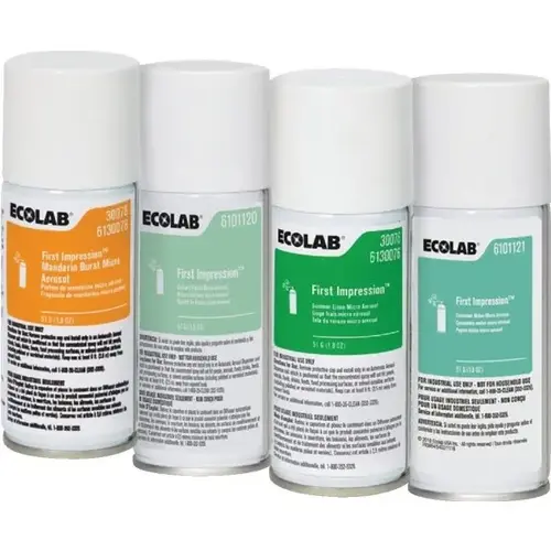 ECOLAB 6101171 First Impression Micro Aerosol Variety Pack Freshener 1. ...
