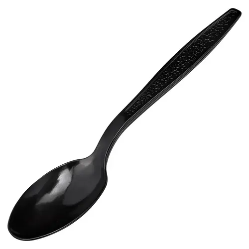 VICTORIA BAY VBCUT5B Victoria Bay Teaspoon PS Black Extra Heavy ...