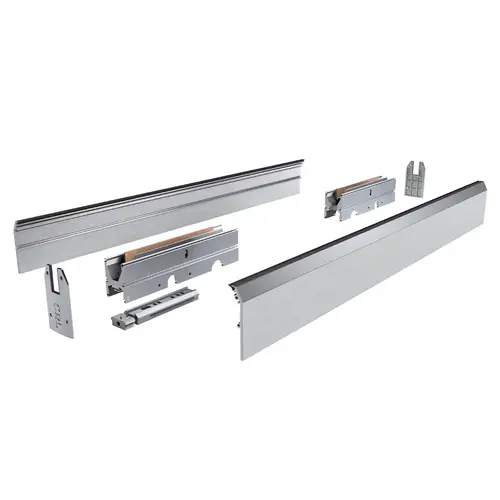 CRL DRX4TBS12 DRX 4" Brushed Stainless Tapered Door Rail Kit Buy Now