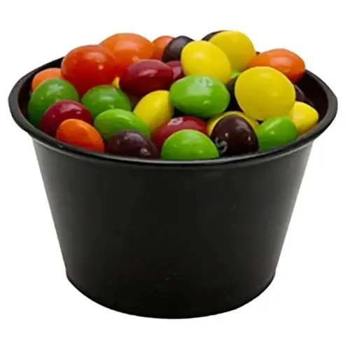 Empress EPC325B Plastic Portion Cup 3.25oz Black 50 / 50 Cs - pack of ...