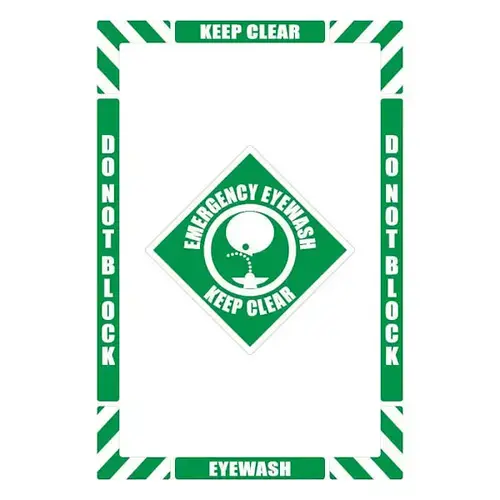 Accuform WFK01 Emergency Eyewash Walk-On Floor Marking Kit Buy Now