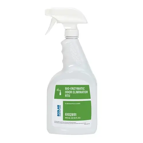 ECOLAB 6102891 Bio-Enzymatic Odor Eliminator RTU 32 Fl Oz - pack of 6 ...