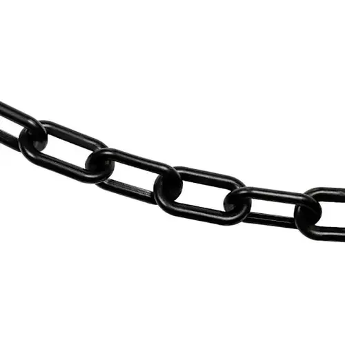 MR CHAIN 58003-500 2" X 500 Black Biodegradable Plastic Safety Chain ...