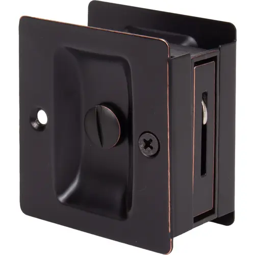 Stone Harbor Hardware C825-11P Premium Square Pocket Door Lock, Privacy ...