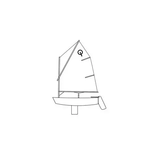 WEST MARINE OPTI BMVNG RD BOOM VANG, 4 ft LOA FSE Robline Dinghy ...