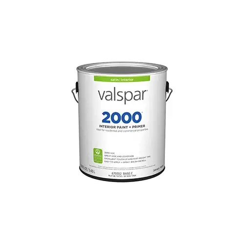 Valspar 811091HGSW9134 Valspar 2000 Interior Paint Satin Base C/Neutral ...