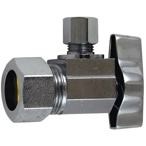 LPS Sourcing ASQ-5007-LF 1/4 Turn Angle Stop 1/2-in Comp x 1/4" Comp ...