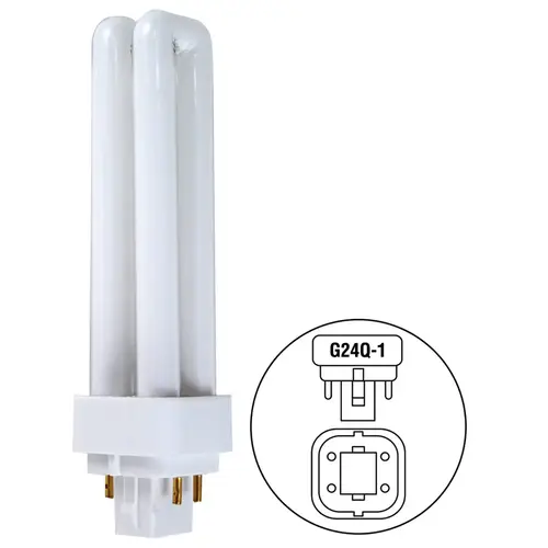 Feit Electric PLD13E Feit 13W Quad CFL Bulb G24Q-1 Base 2700K Buy Now