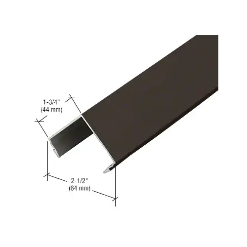 CRL-U.S. Aluminum CW98222 90 Degree Inside Corner Cover, Dark Bronze ...