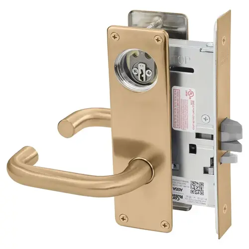 Corbin Russwin ML2053 LSN 612 LC Mortise Lock Satin Bronze Clear Coated ...