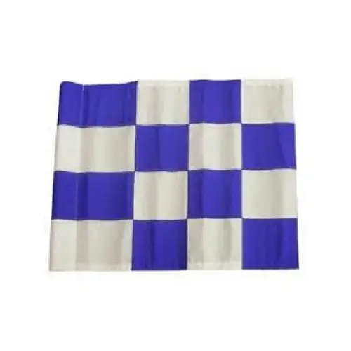 STANDARD GOLF COMPANY 22151T Medium Blue And White Nylon Numbered Flag ...