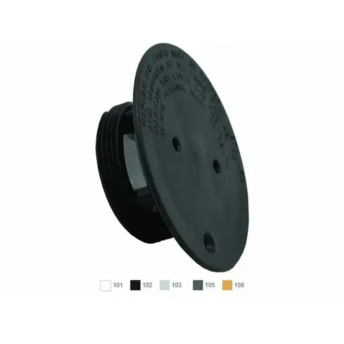 AQUASTAR POOL PRODUCTS INC DIV0102 2"x1.5" Black Return Diverter Plate ...
